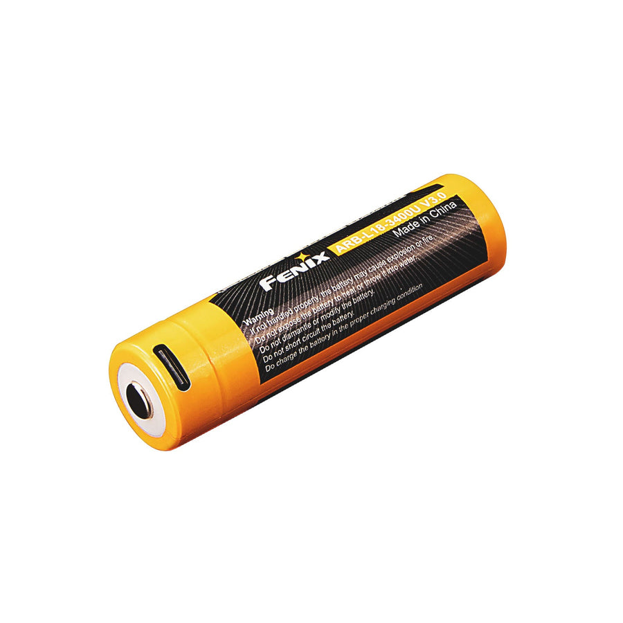 Fenix 18650 USB-C Rechargeable 3400 mAh Li-ion Protected Battery (ARB ...