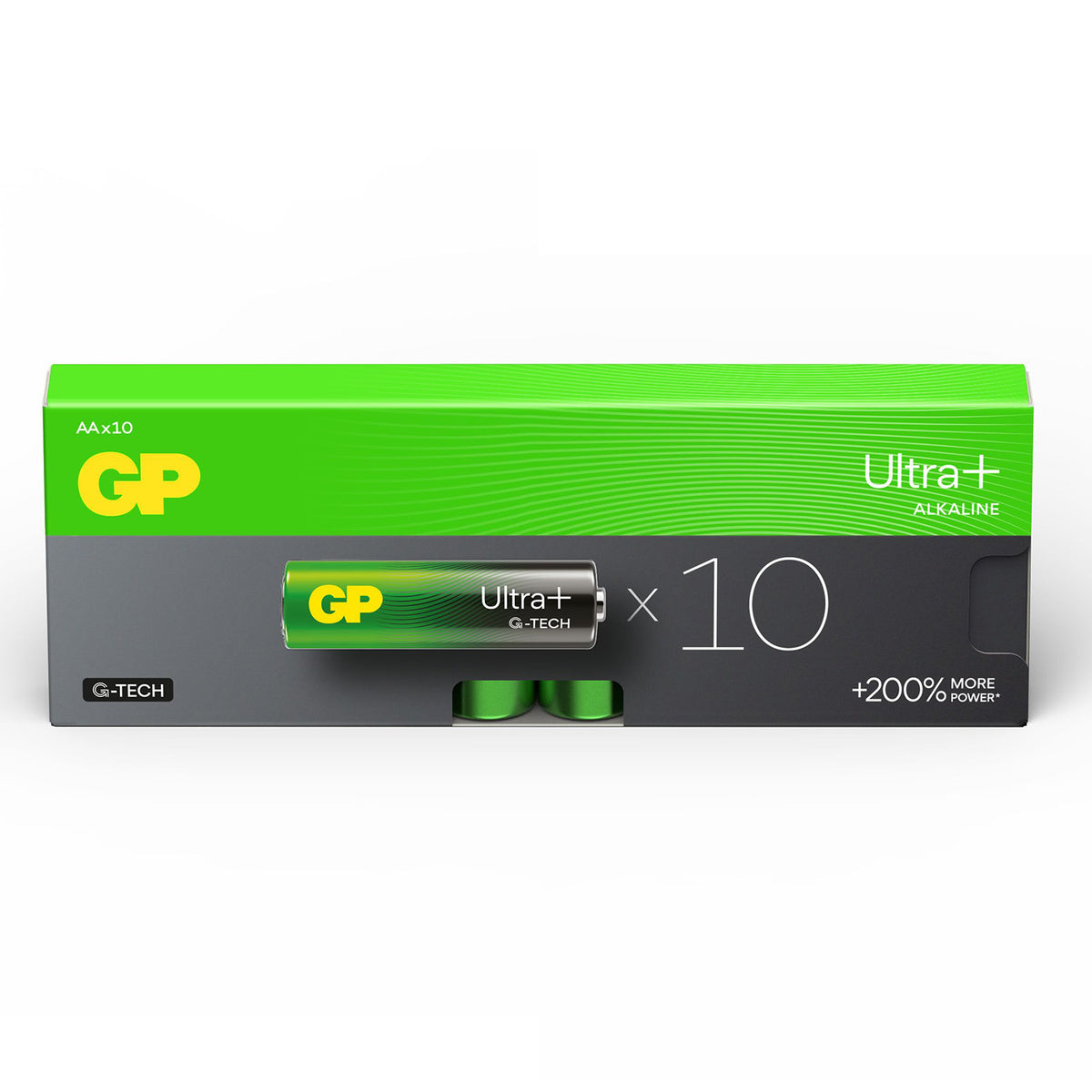 GP Ultra Plus G-Tech AA Alkaline Batteries (Pack of 10) – Torch Direct
