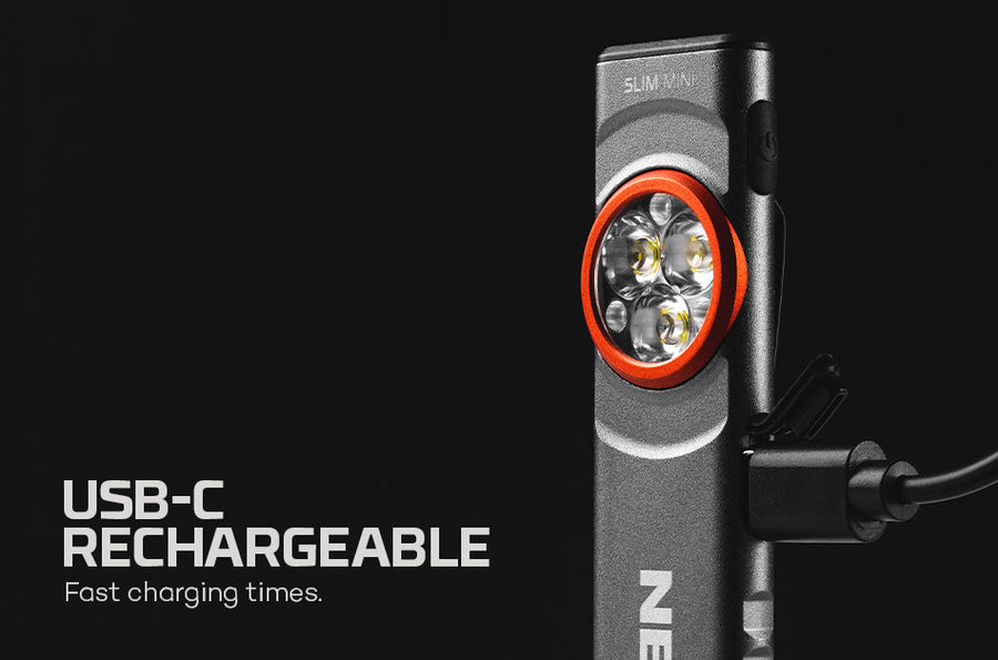NEBO Slim Mini Rechargeable LED Pocket Work Light – Torch Direct Limited